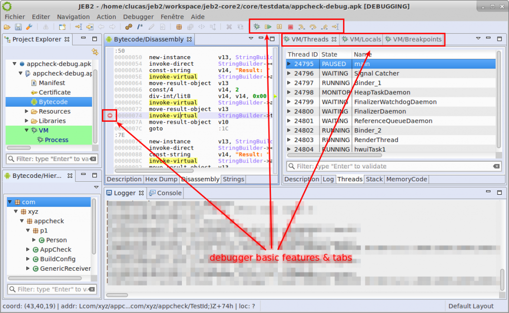 Debugging – JEB in Action