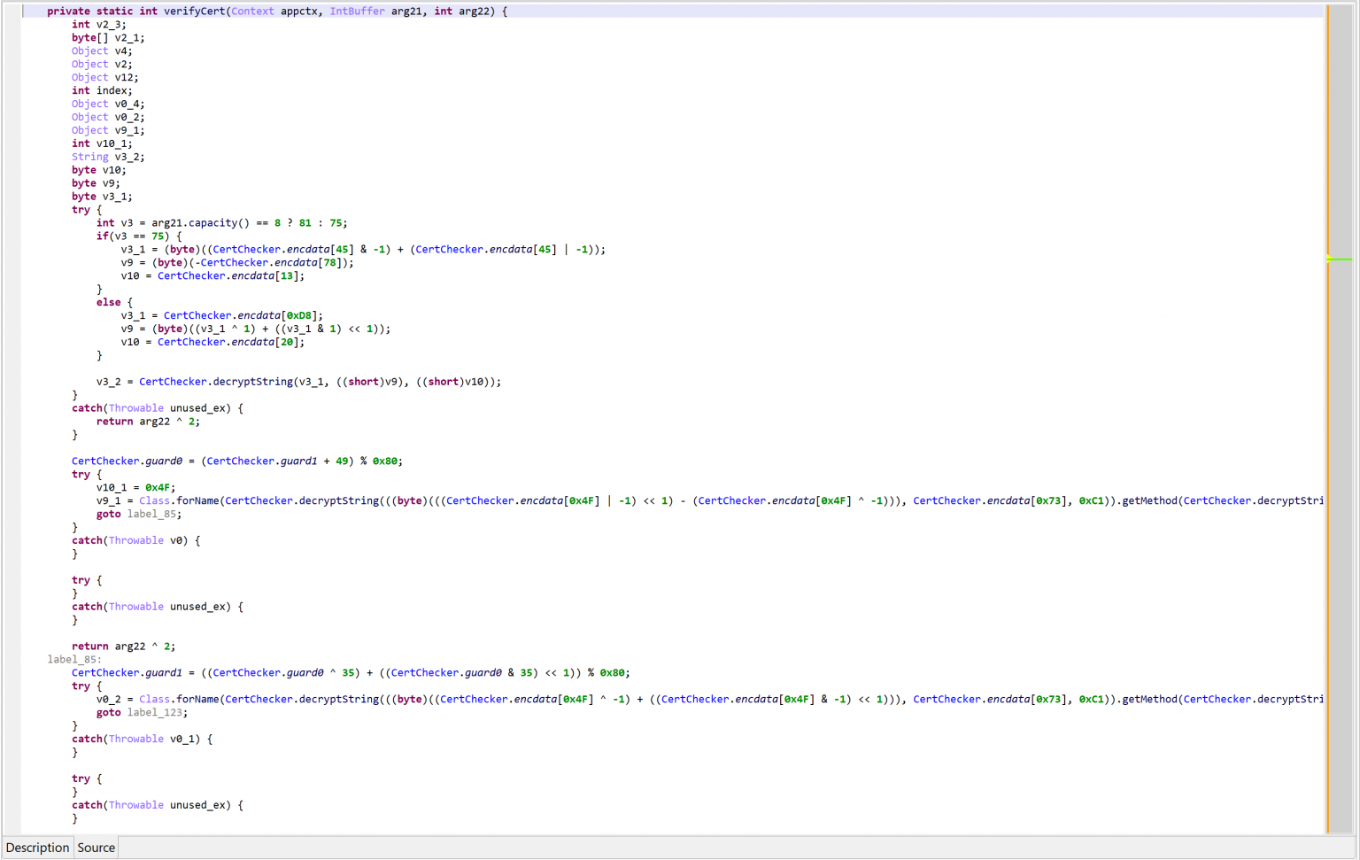 Reversing an Android app Protector, Part 1 – Code Obfuscation & RASP – JEB in Action