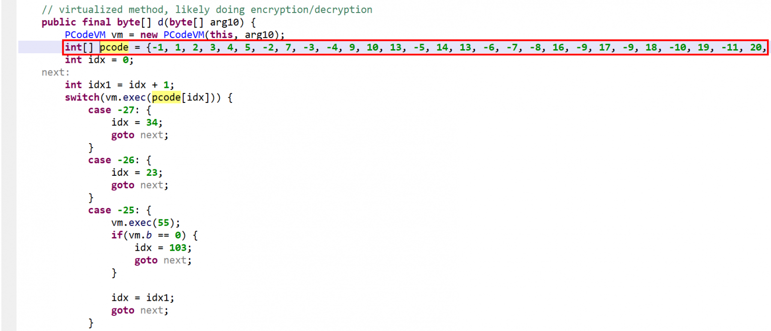 Reversing an Android app Protector, Part 3 – Code Virtualization – JEB in Action