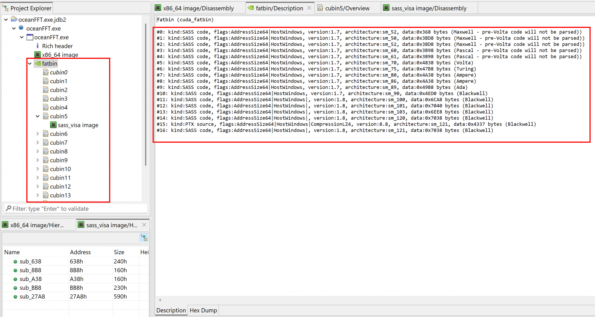 Reversing Nvidia GPU’s SASS code – JEB in Action