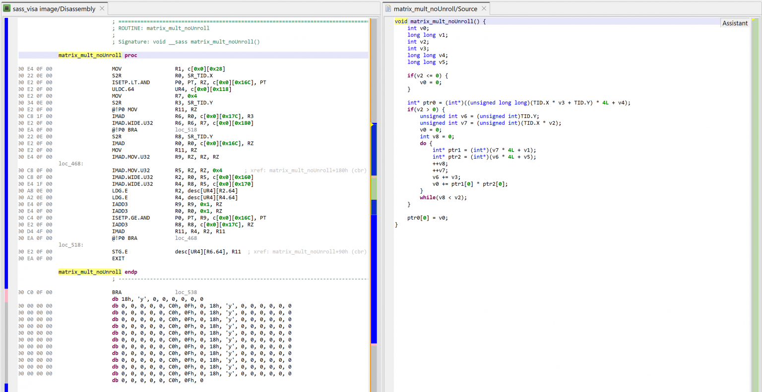 Reversing Nvidia GPU’s SASS code – JEB in Action